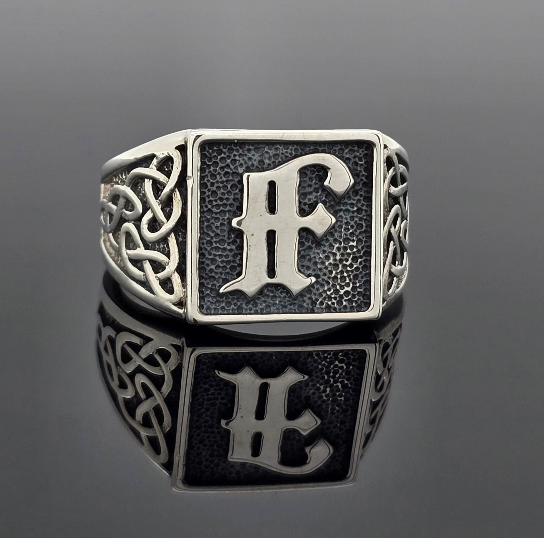 "F" Old English Alphabet – The Hammer Silver Ltd